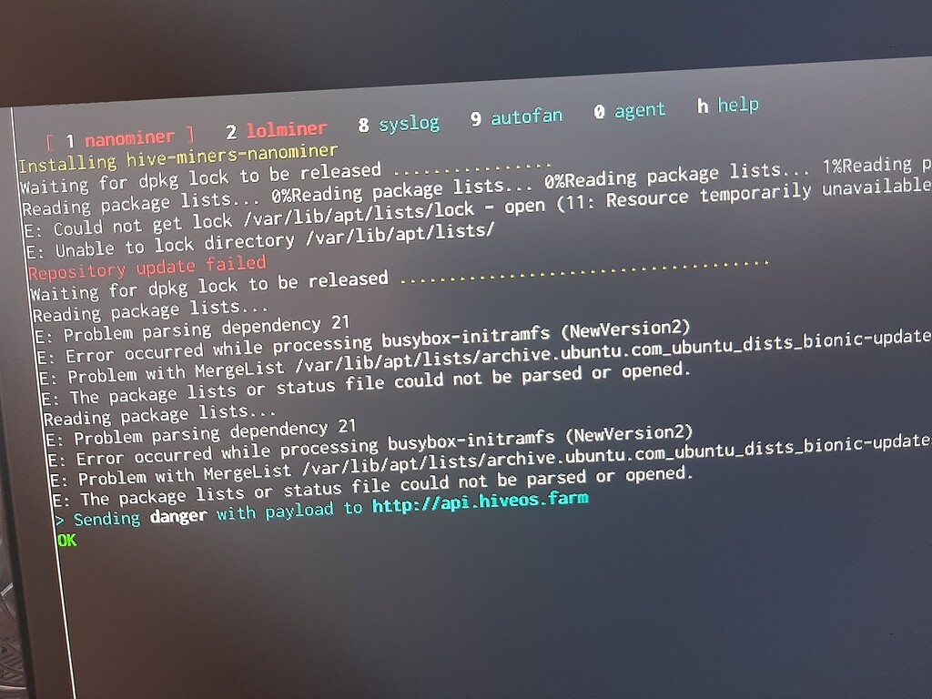 Does not work (Error installing hive-miners-) - OS setup and Linux - Forum and Knowledge Base A ...