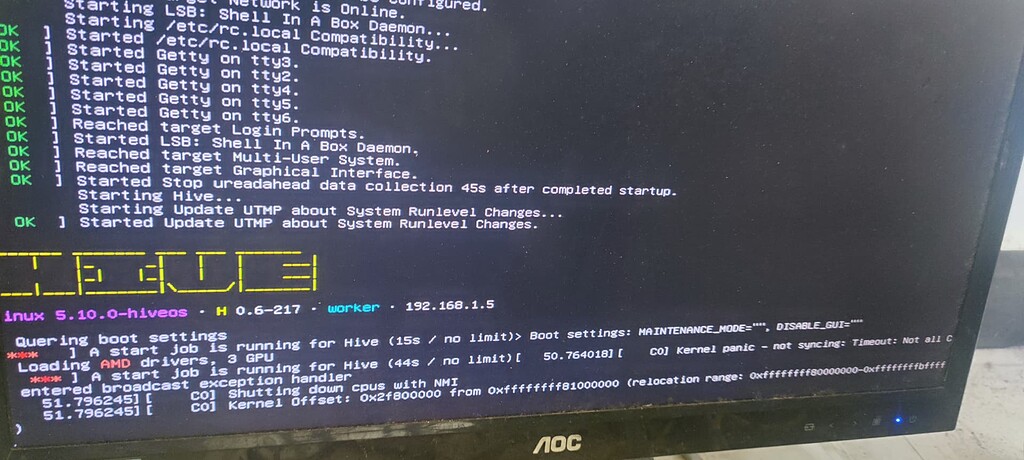 Hive os 无法启动 - OS setup and Linux - Forum and Knowledge Base A place where you can find answers ...