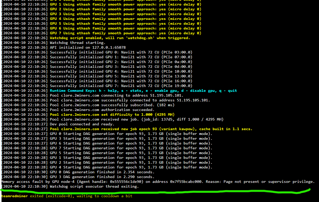 Memory access fault by GPU node-4 - AMD Cards - Forum and Knowledge Base A place where you can ...
