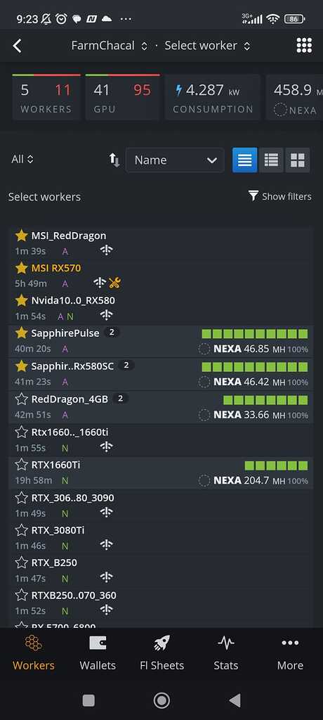 When worker 16 goes up, problem happens and all workers go offline ...