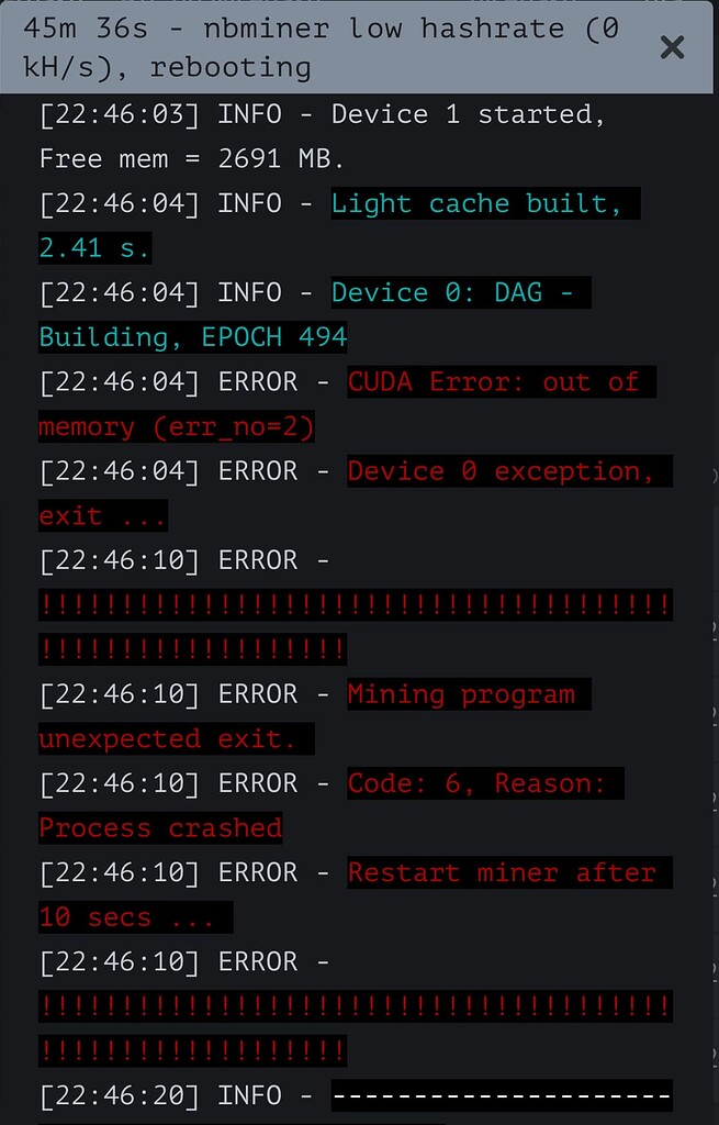 Having error saying “CUDA ERROR - Out of Memory error2” - Forum and ...