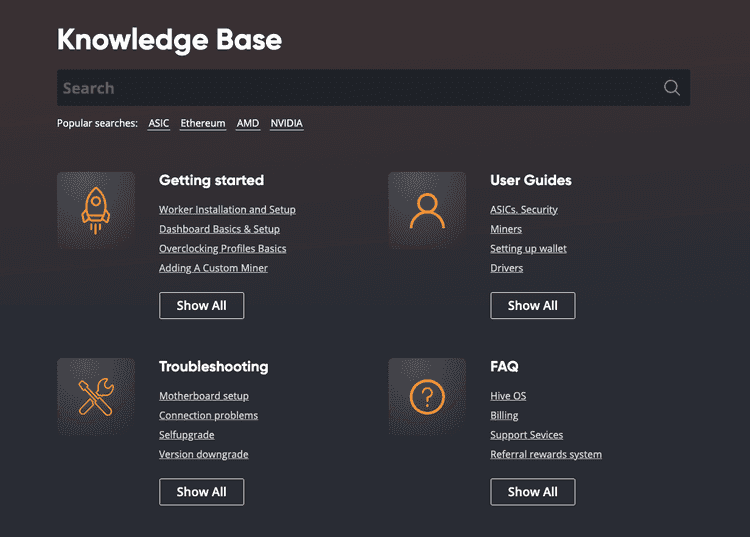 The world's first operating system for miners